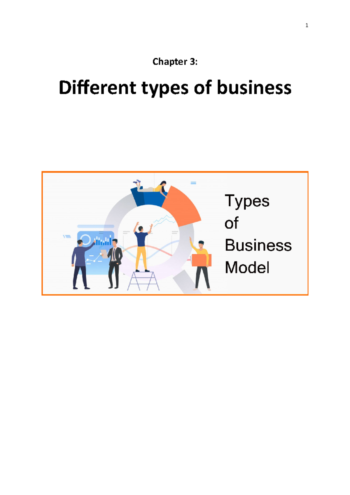 3 Different types of businesses (2) - Chapter 3: Different types of ...