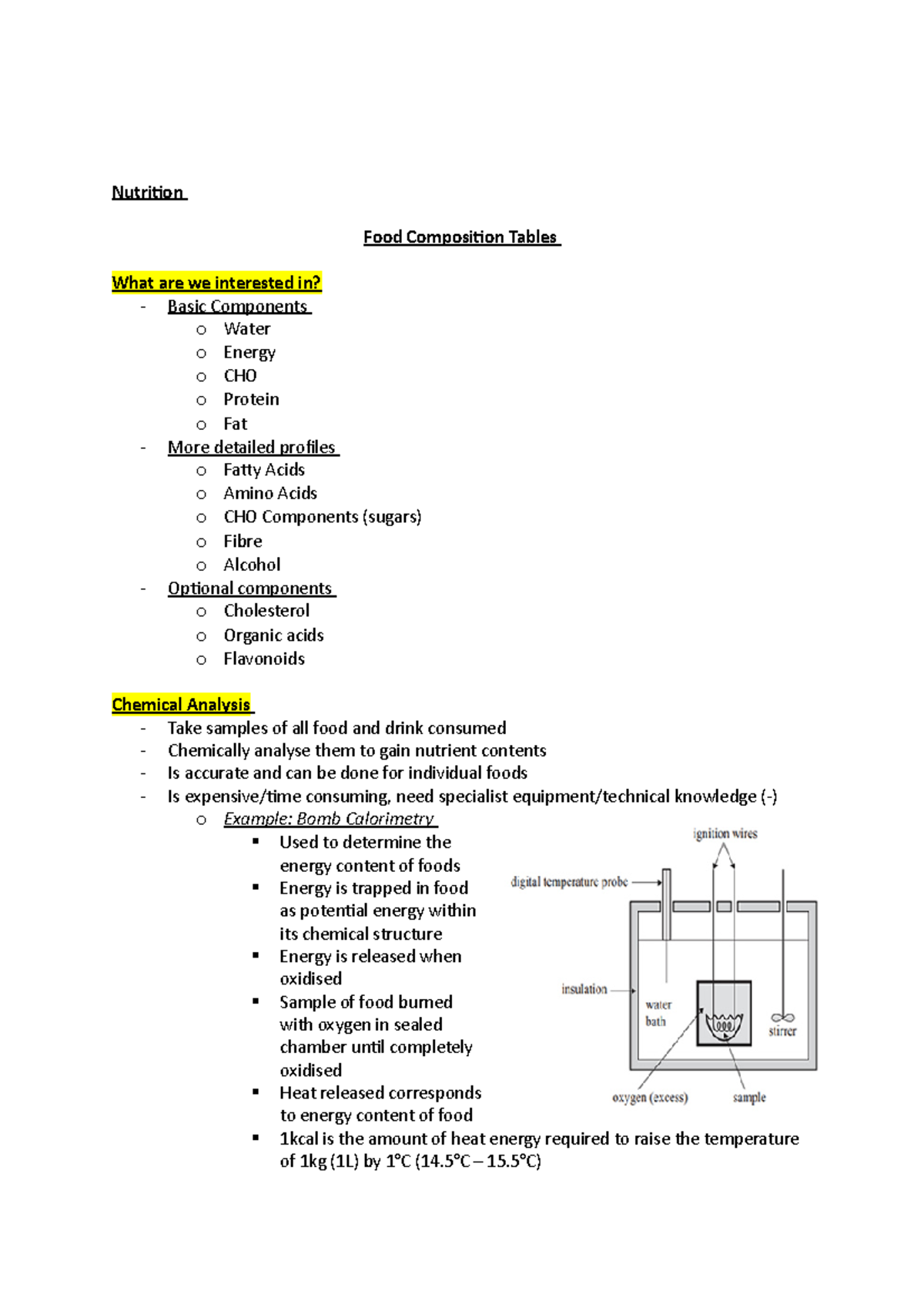 Nutrition - Lecture 2 - Food Composition Tables - Nutrition Food ...