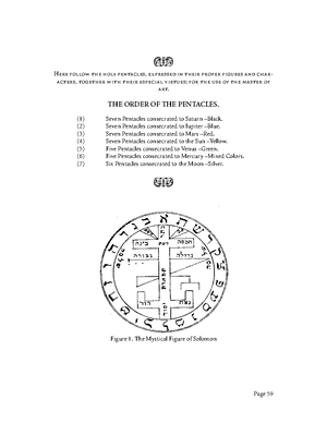 Lemegeton 4 Ars Almadel - Ars Almadel Part IV of the Lemegeton Ars ...
