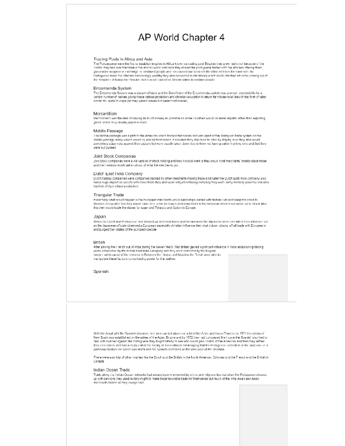 AP World Chapter 4.4-4.5 - Google Docs - Studocu