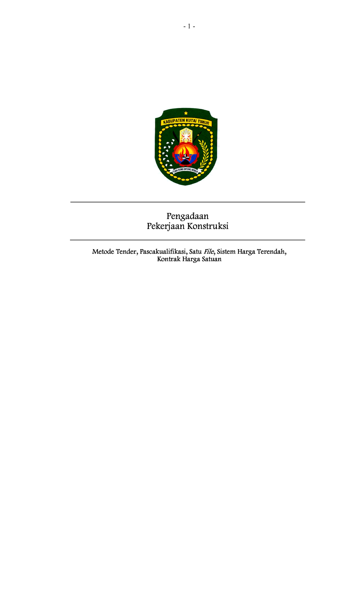 Pdf ss - pdf - Pengadaan Pekerjaan Konstruksi Metode Tender ...