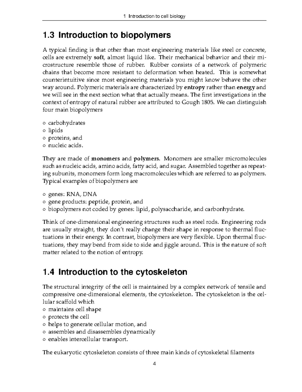 Me339 s02-4 - Intro to Cell Biology - 1 Introduction to cell biology 1 ...