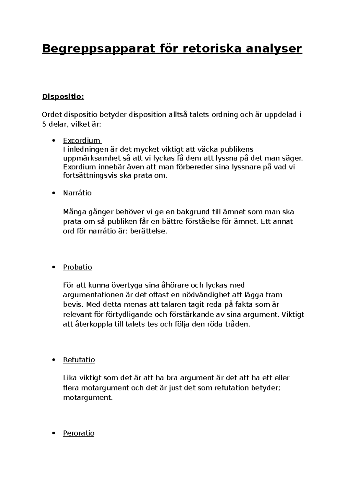 Retorisk begreppsapparat - Begreppsapparat för retoriska analyser ...