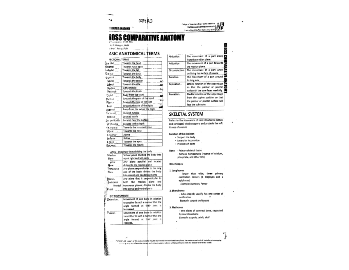 Gross-Comparative-Anatomy - COPYA3 College of Veterinary Sclan and ...