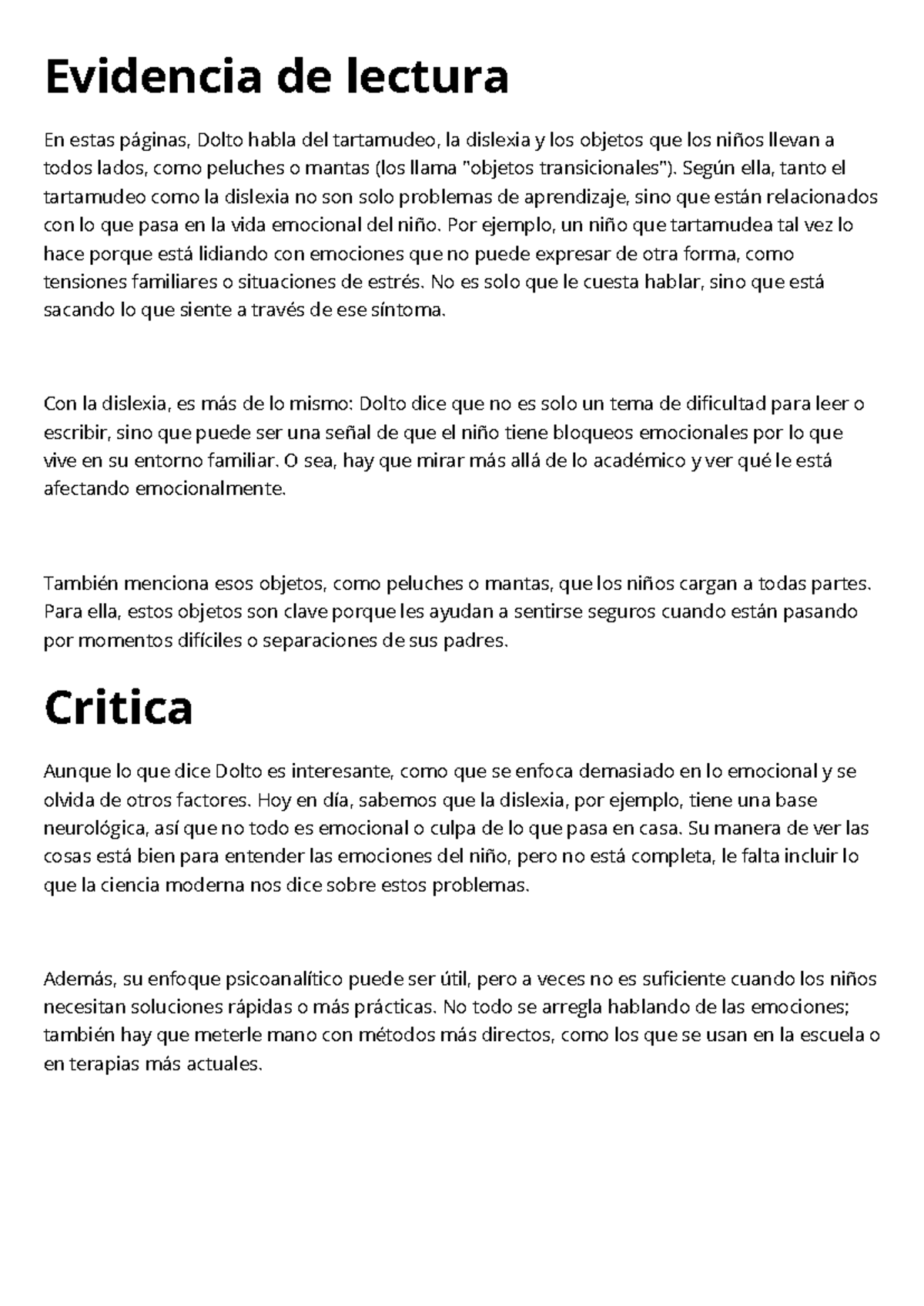 Evidencia de lectura - evidencua - Evidencia de lectura En estas ...