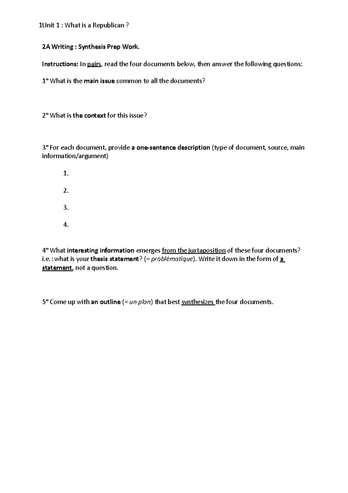 Synthesis prep work on abortion - 2A Writing : Synthesis Prep Work ...