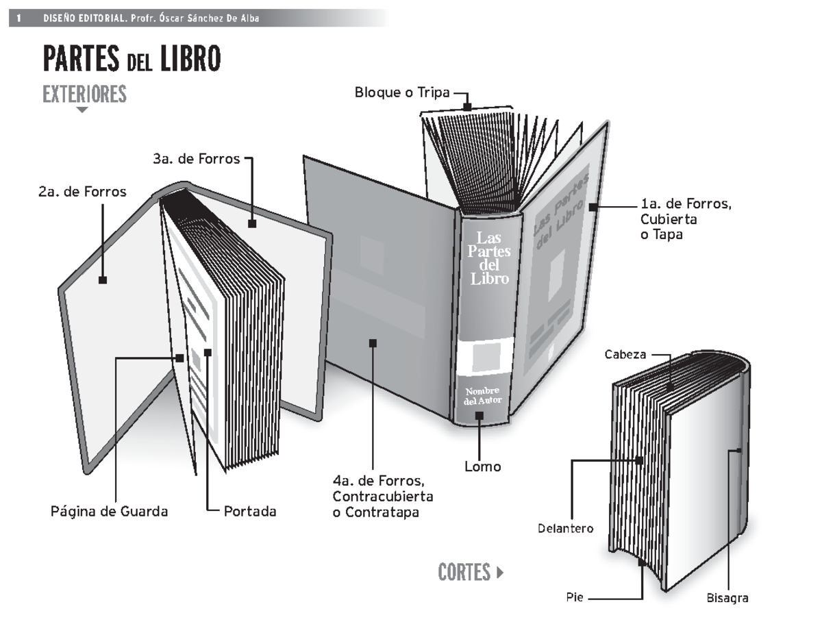 Anatomía Del Libro - Las Partes del Libro Nombre del Autor PARTES DEL ...