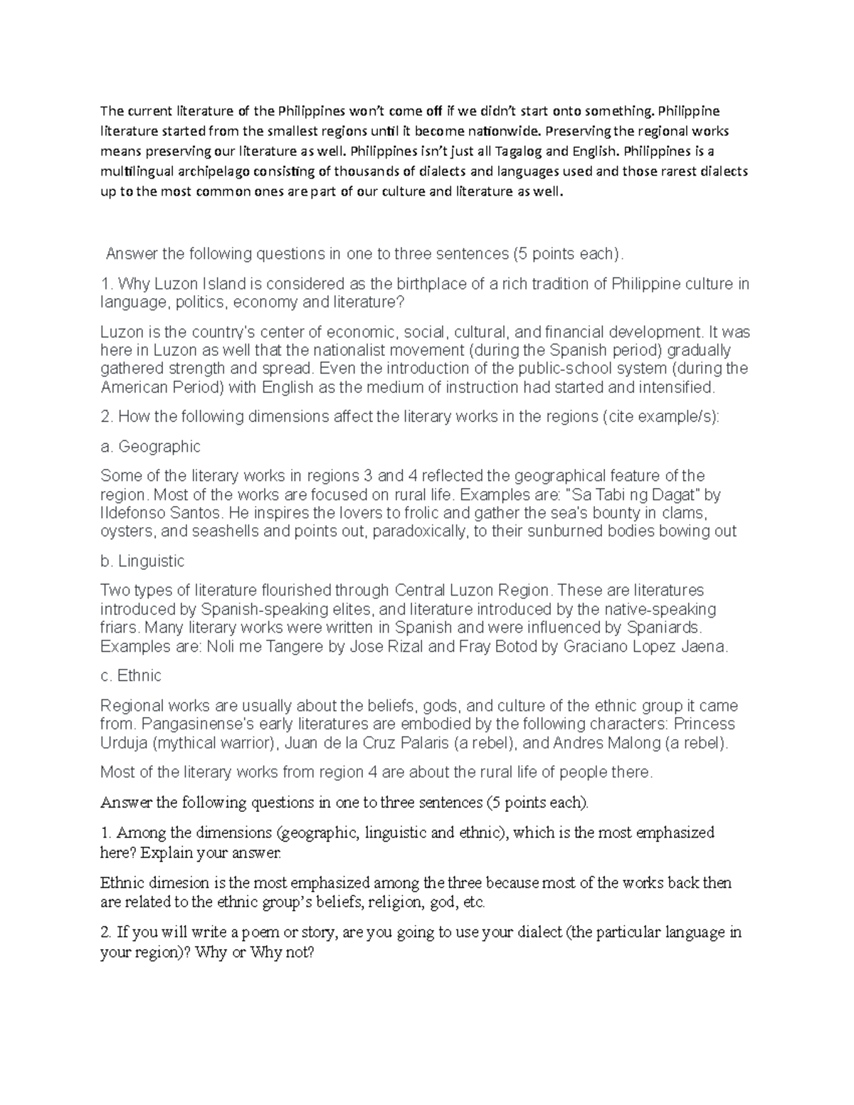 Why Luzon Island is considered as the birthplace of a rich tradition of ...