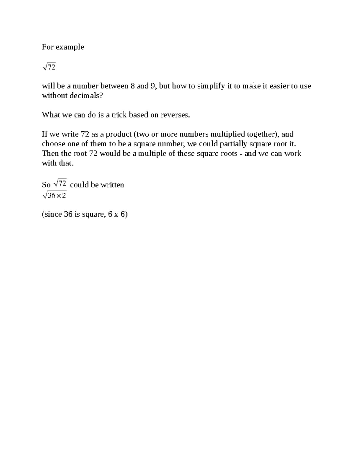 The Math Hack Book - For example will be a number between 8 and 9, but ...