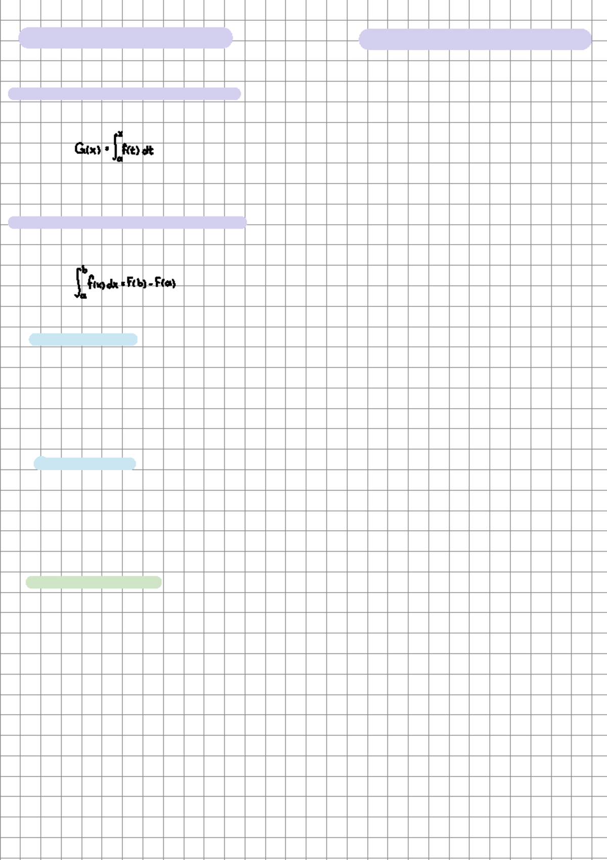 Note 3 - Apuntes de calculo - Calcilo Teorema fundamental del calculo ...