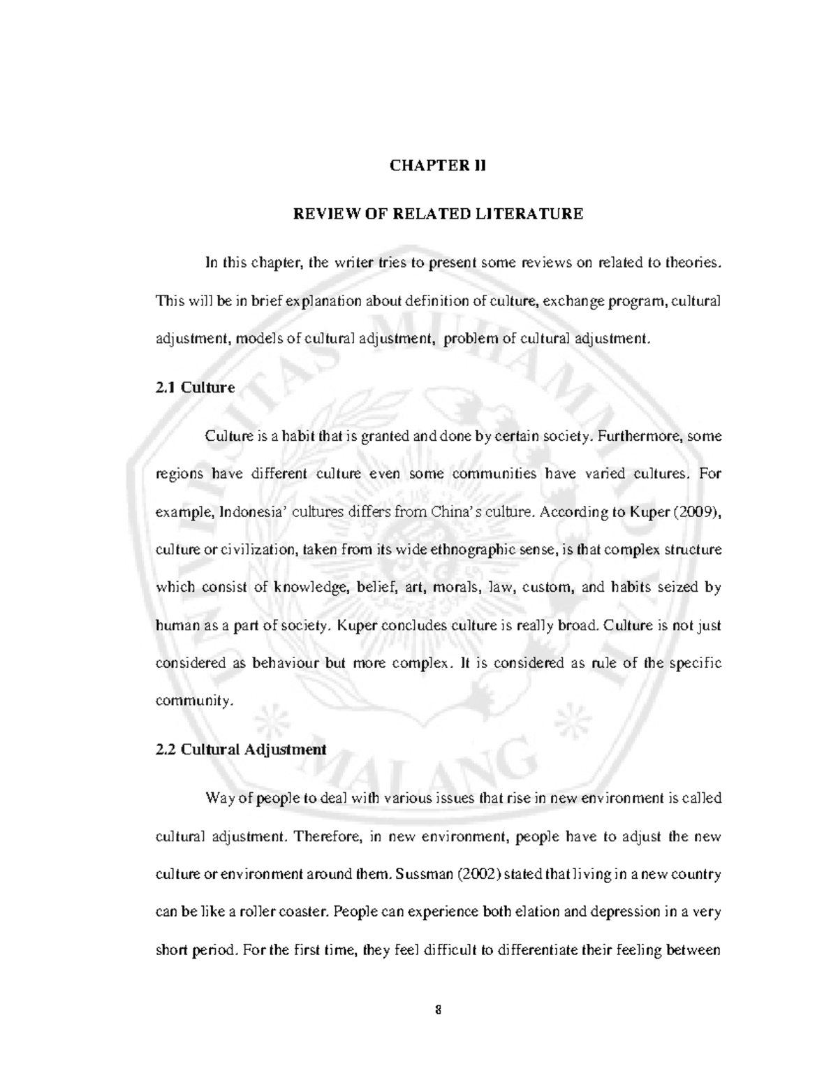 RRL - law of the jungle - CHAPTER II REVIEW OF RELATED LITERATURE In ...