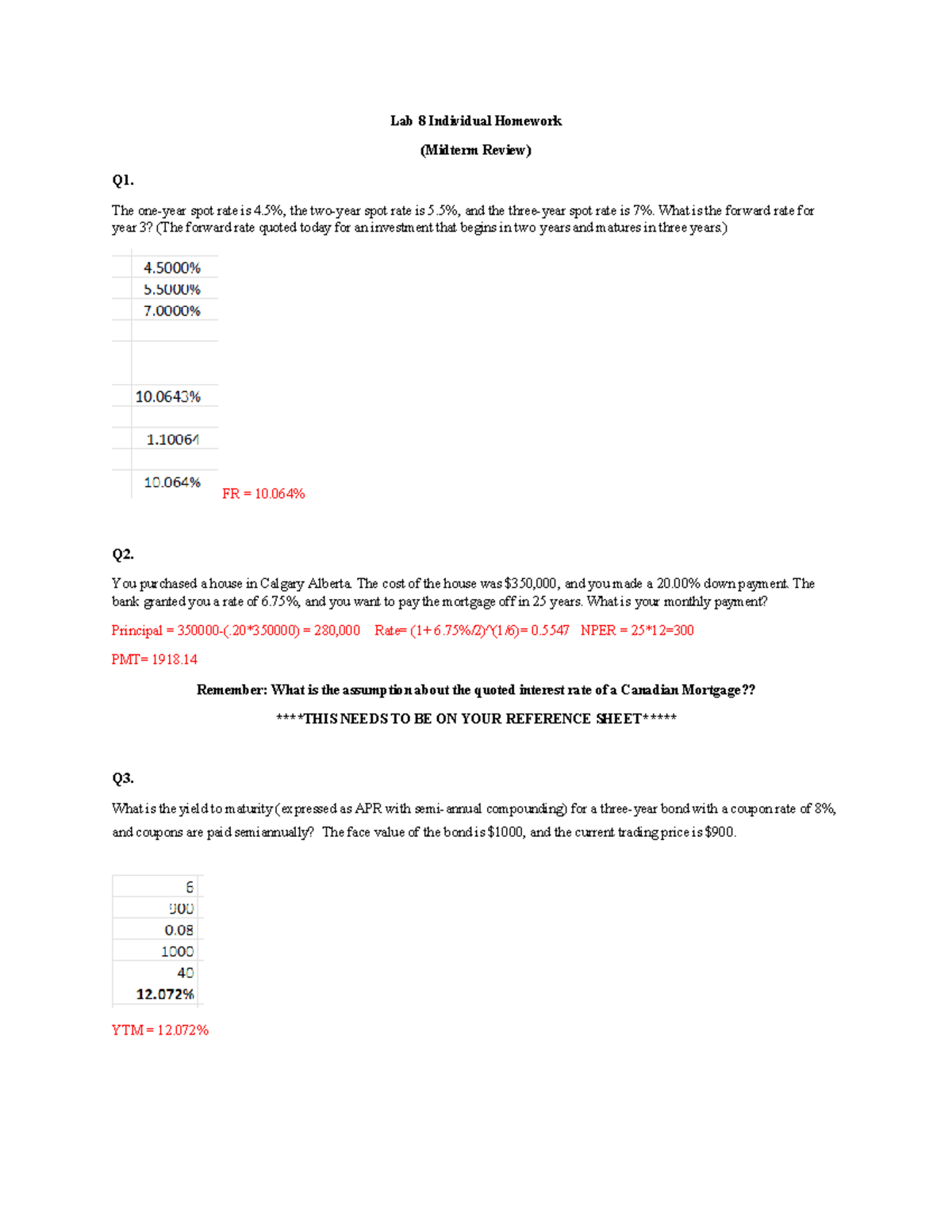 Lab 8 Individual Homework - Lab 8 Individual Homework (Midterm Review ...