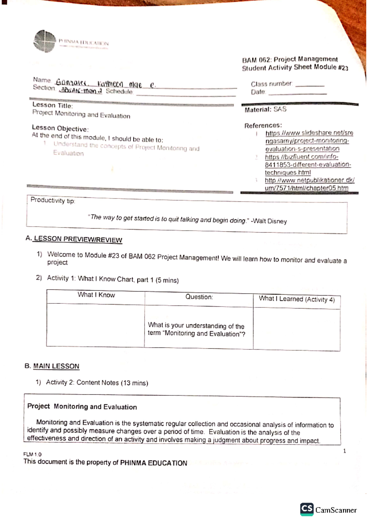 BAM 062 SAS 23 - none - Accounting - Studocu