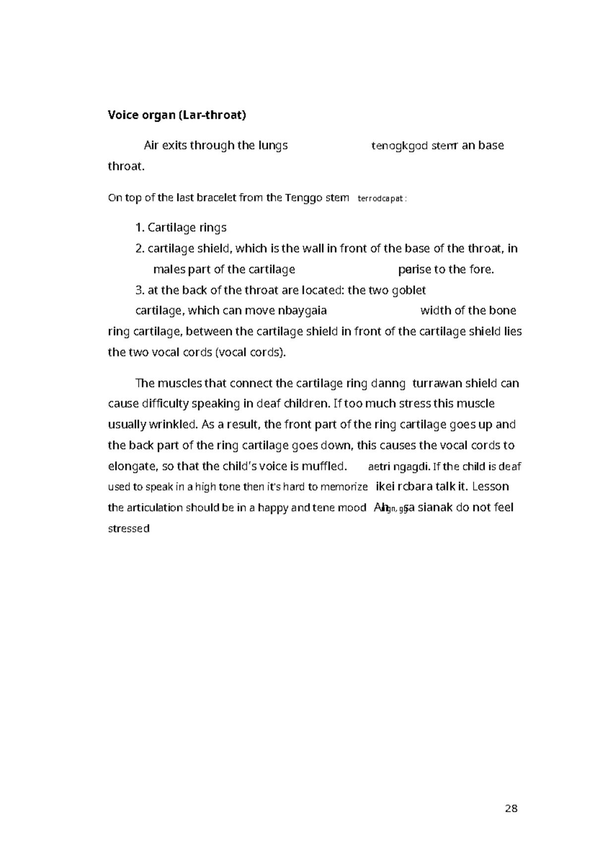 Basic Concepts of Articulation-10 - Voice organ (Lar-throat) Air exits ...