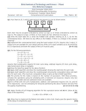 RC Assignment 1 - Problem statement - RC Assignment 1 Problem Statement: Design a state machine ...