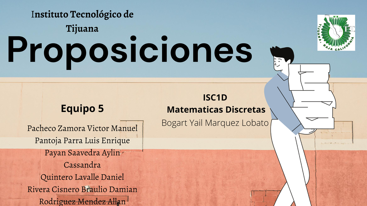 Proposiciones ¿Qué son? contiene un ejercicio explicado ...