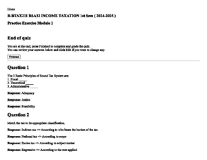 INCOME TAX BUSINESS TAX - Home B-BTAX222 BSA21 BUSINESS TAXATION 2nd ...
