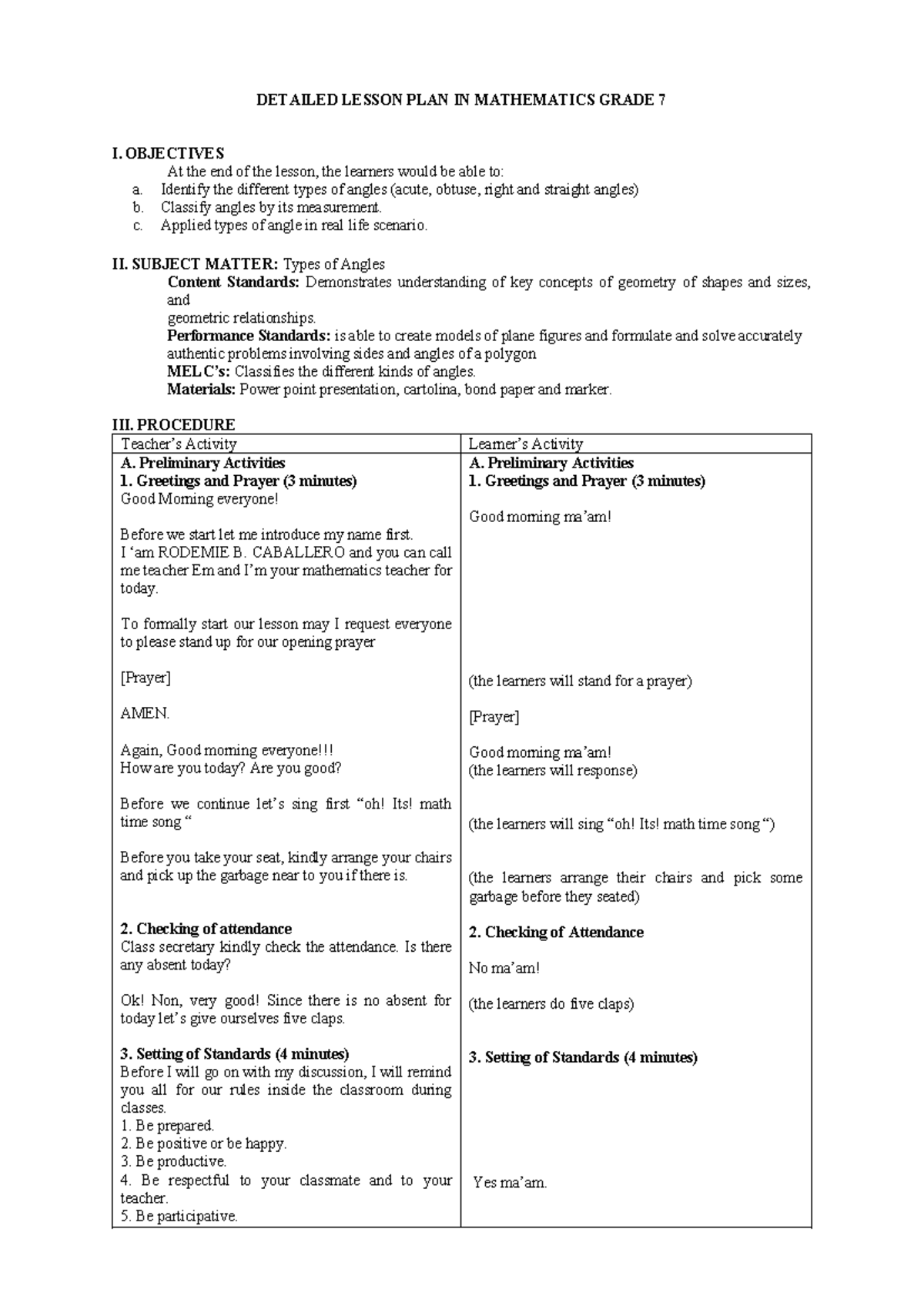Lesson-PLAN-FOR-DEMO em-em - DETAILED LESSON PLAN IN MATHEMATICS GRADE ...