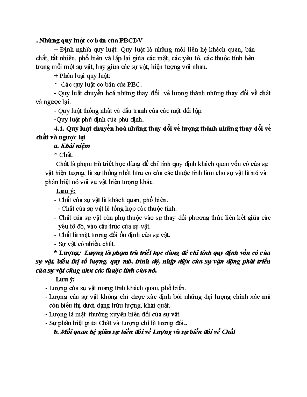 Những quy luật cơ bản của Pbcdv - . Những quy luật cơ bản của PBCDV + Định nghĩa quy luật: Quy ...