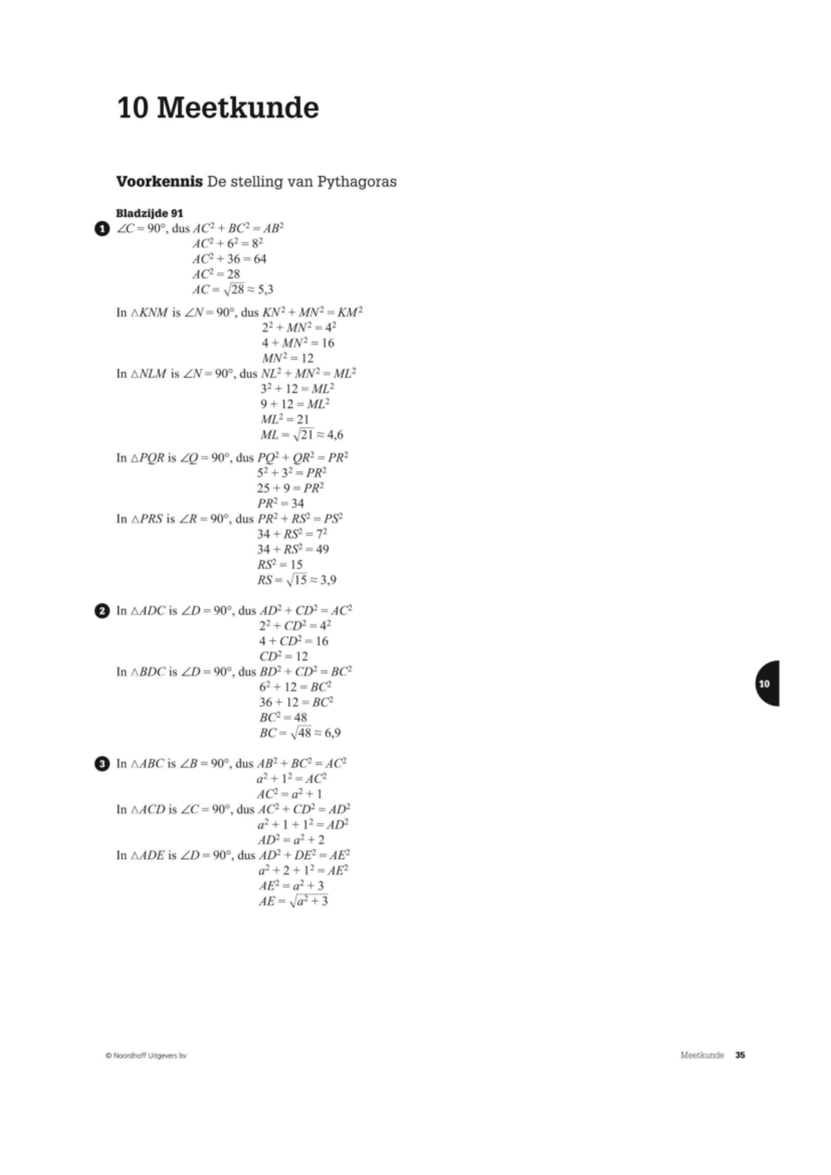 Uitwerkingen VWOC H10 - Wiskunde C - Studeersnel