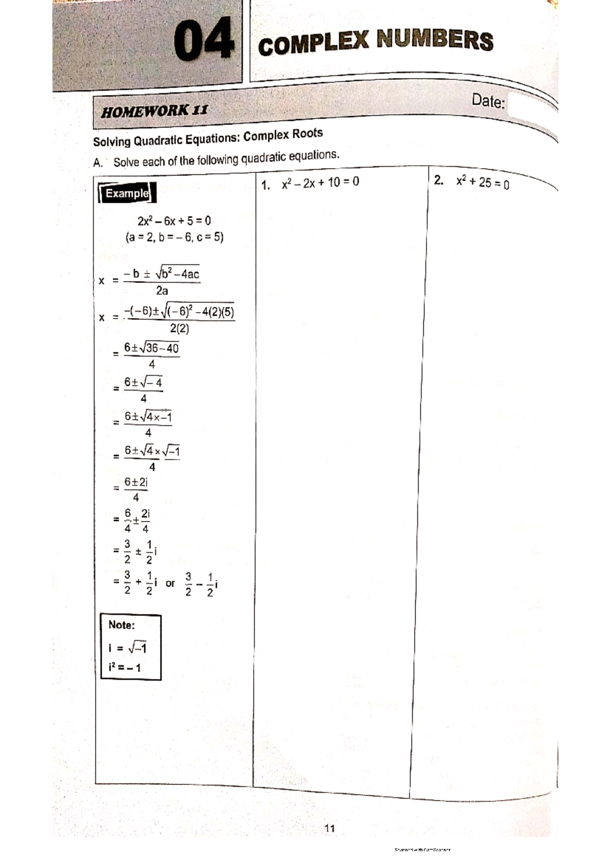 Complex number - practice - Pre Calculus - Studocu
