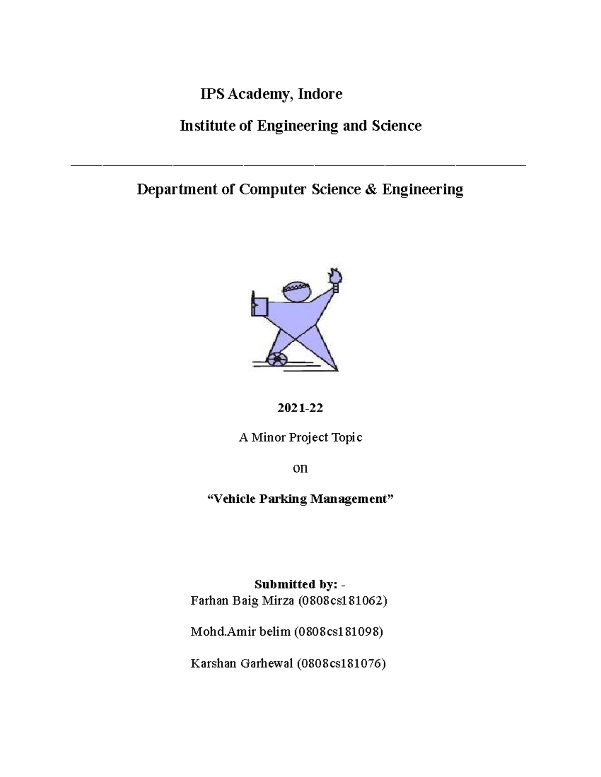 Final Synopsis - IPS Academy, Indore Institute of Engineering and ...