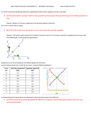 ECS1501 - Unisa - Economics - Studocu