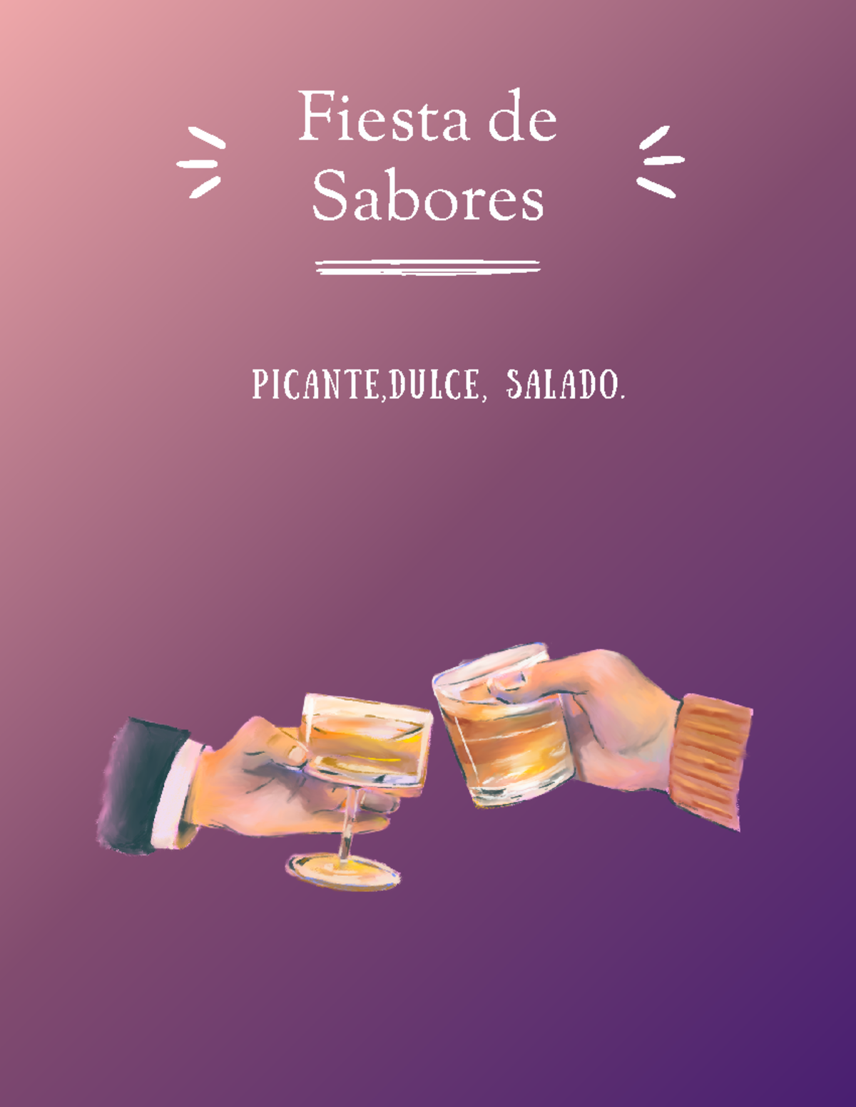spanish menu project 9th grade - Fiesta de Sabores picante,dulce ...