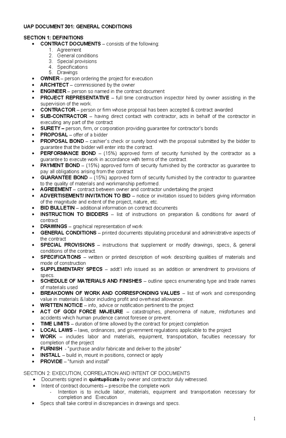 UAP document 301 - as prepared by the UAP Committee on Professional ...