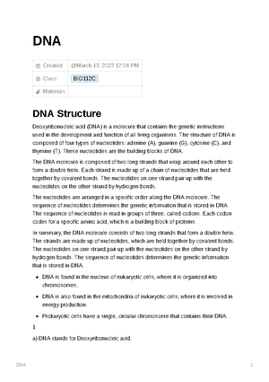 Qcaa biology unit 3 compiled notes 2021 - BIOLOGY UNIT 3 BIOLOGY AND ...