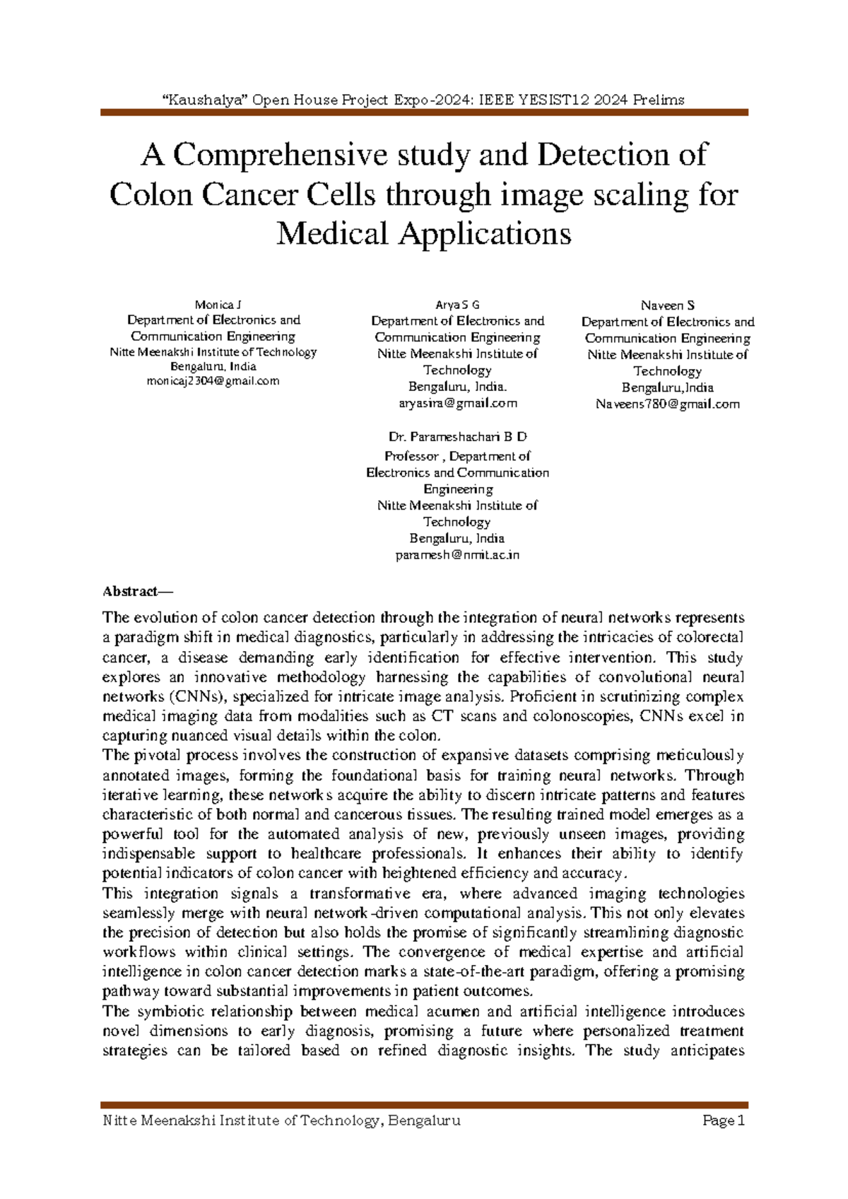 Abstract Template - Reference material - “Kaushalya” Open House Project ...