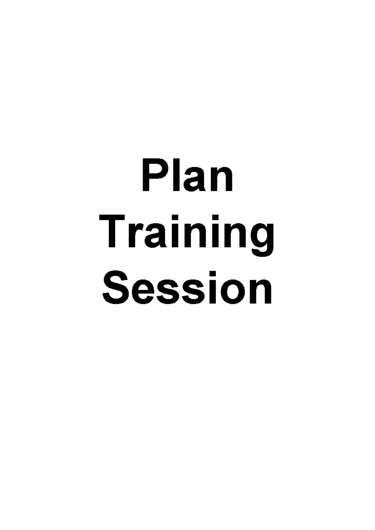 DATA- Gathering- Instruments - Plan Training Session Sample Data ...