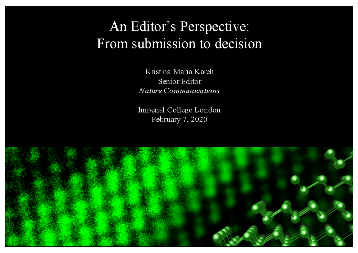 Ed Perspective Sub 2Decision ICL2020 KKH - An Editor’s Perspective ...