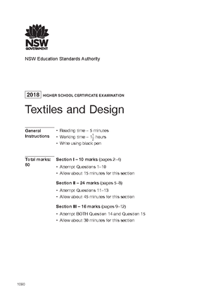 TD hsc exam 2015 - past paper - 2015 HIGHER SCHOOL CERTIFICATE ...