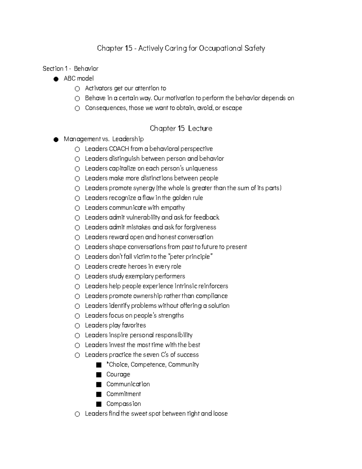Chapter 15 - Actively Caring for Occupational Safety - Our motivation ...