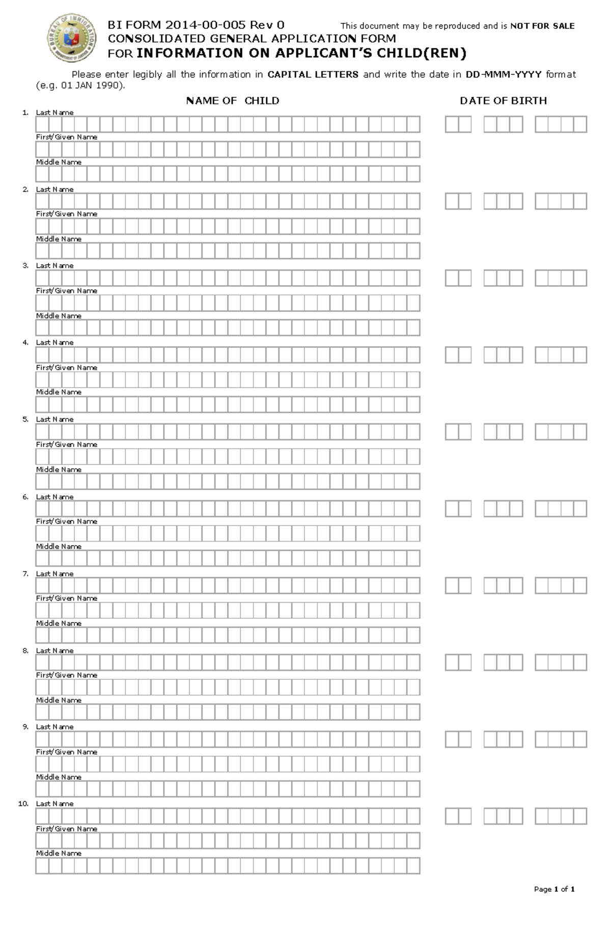 BIForm 2014-00-005 - ssss - BI FORM 2014-00-005 Rev 0 This document may ...