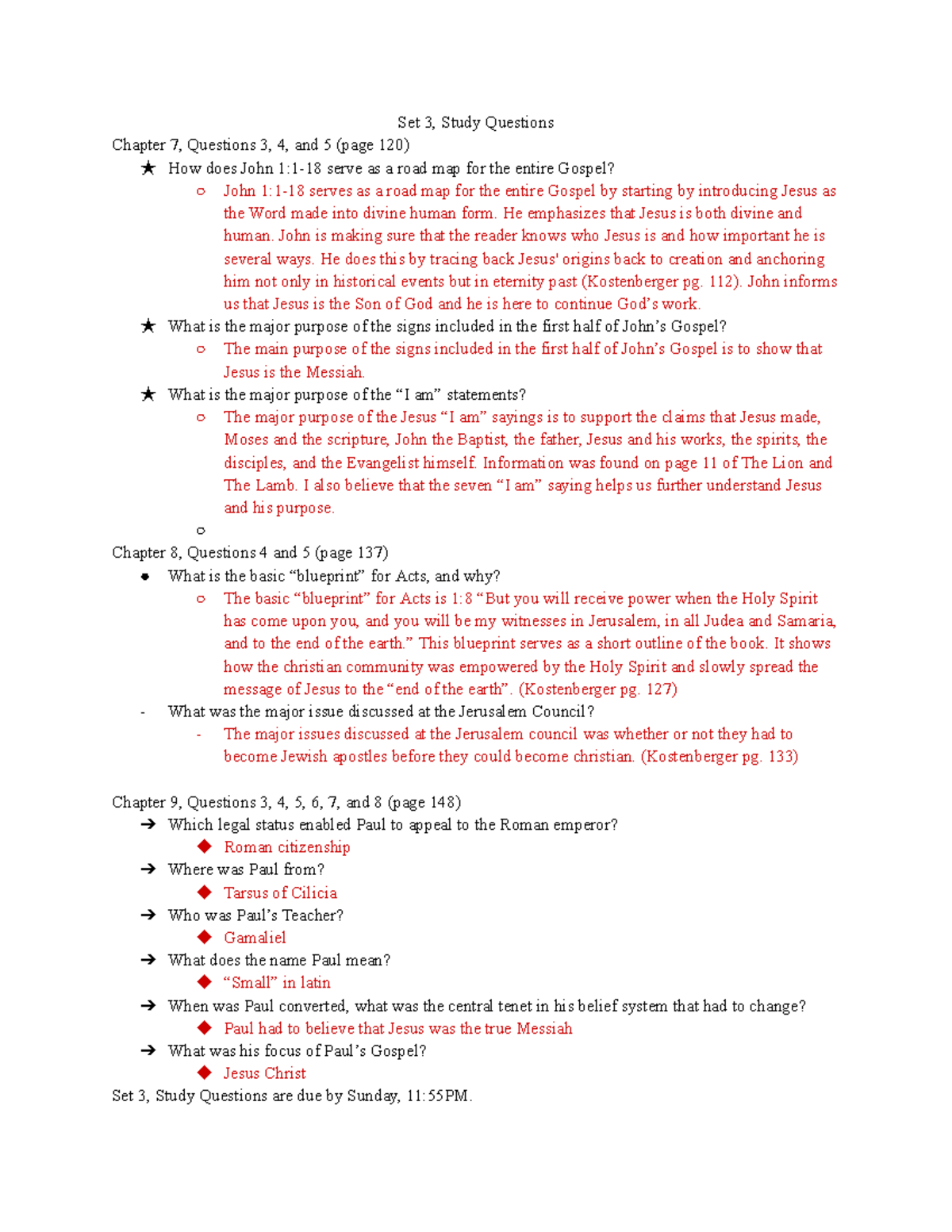 Journeys Through Scripture: John, Acts, and Paul (study questions ...