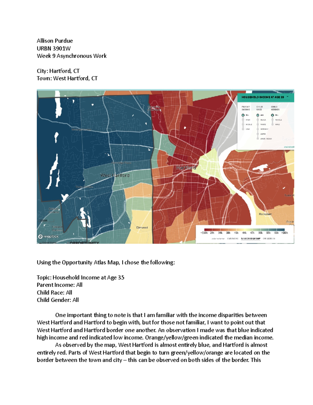 Week 9 Work - Week 9 assignment - Allison Purdue URBN 3901W Week 9 Asynchronous Work City ...