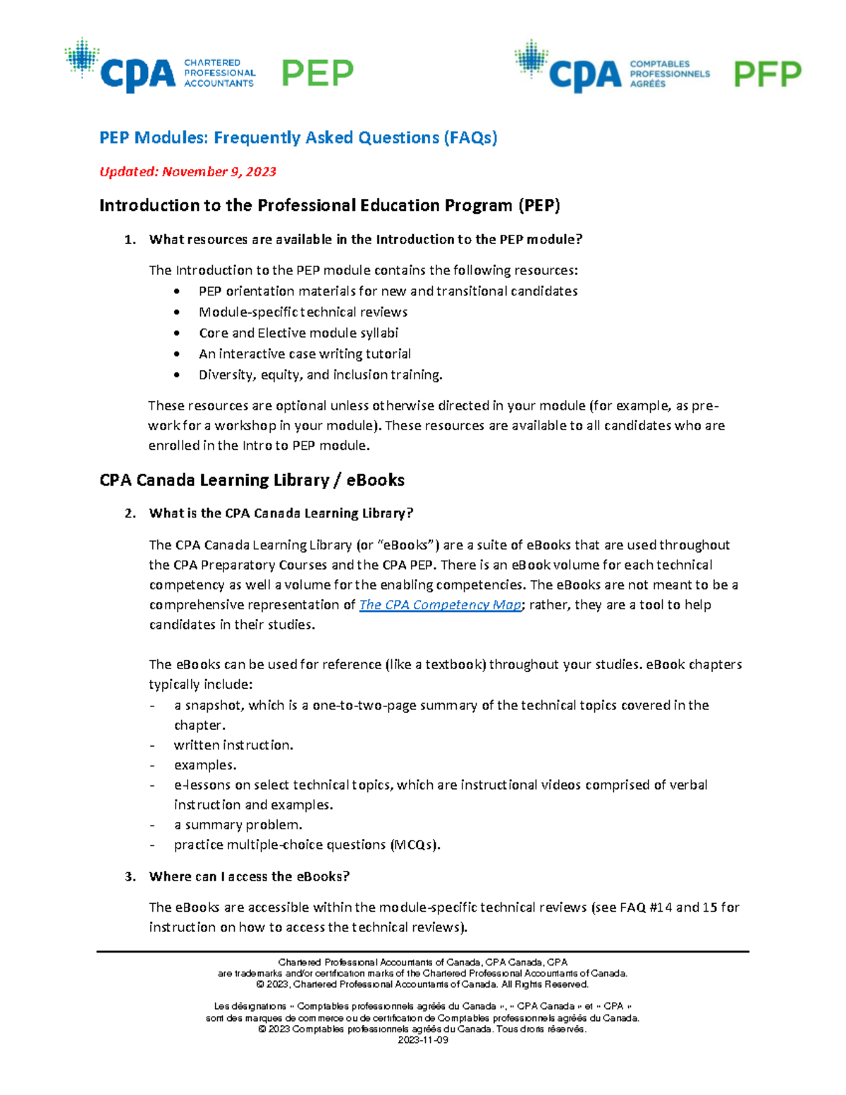 04048-EC redesigned-pep-modules-FAQs EN - Chartered Professional ...