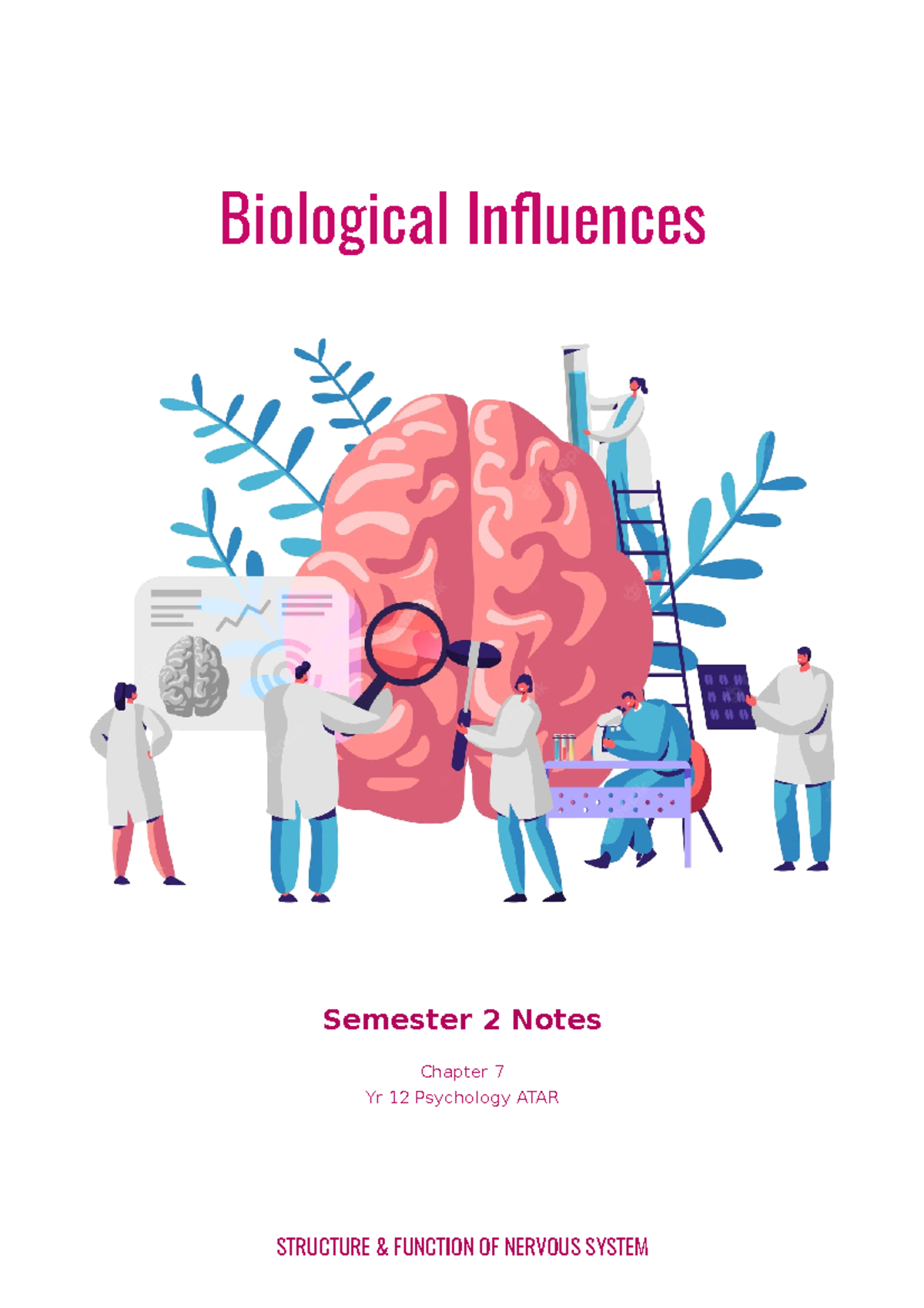 1. Biological Influences - Biological Influences Semester 2 Notes ...