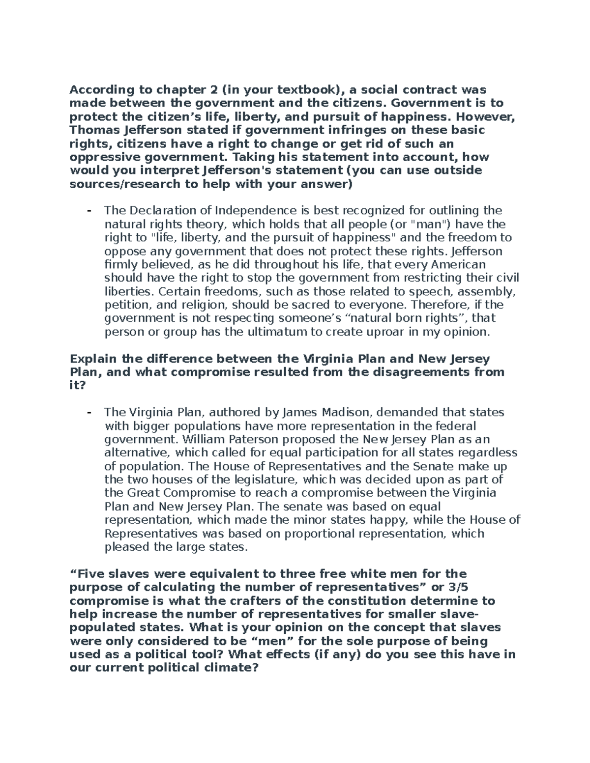 Chapter 2 Critical Thinking Assignment - According to chapter 2 (in ...