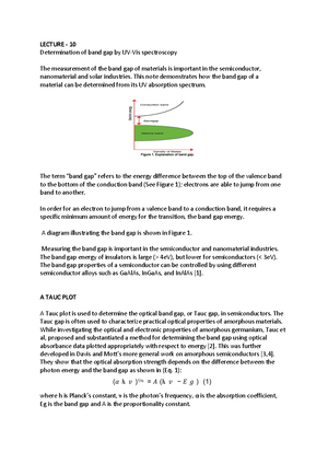 Lecture - 5 HOT Probe Method - LECTURE - 5 HOT PROBE METHOD FOR ...