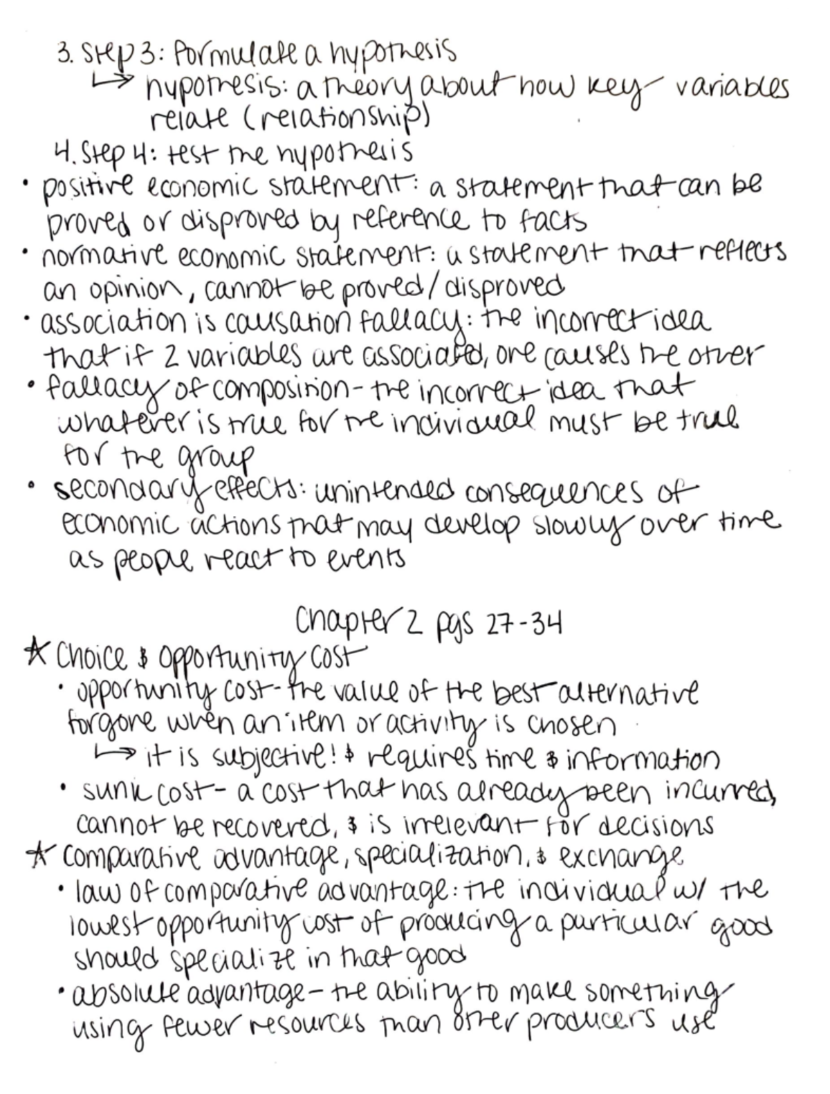 Chapter 2 pgs 27-43 - Step 3: Pormulare a hypothesis hypothesis: a ...