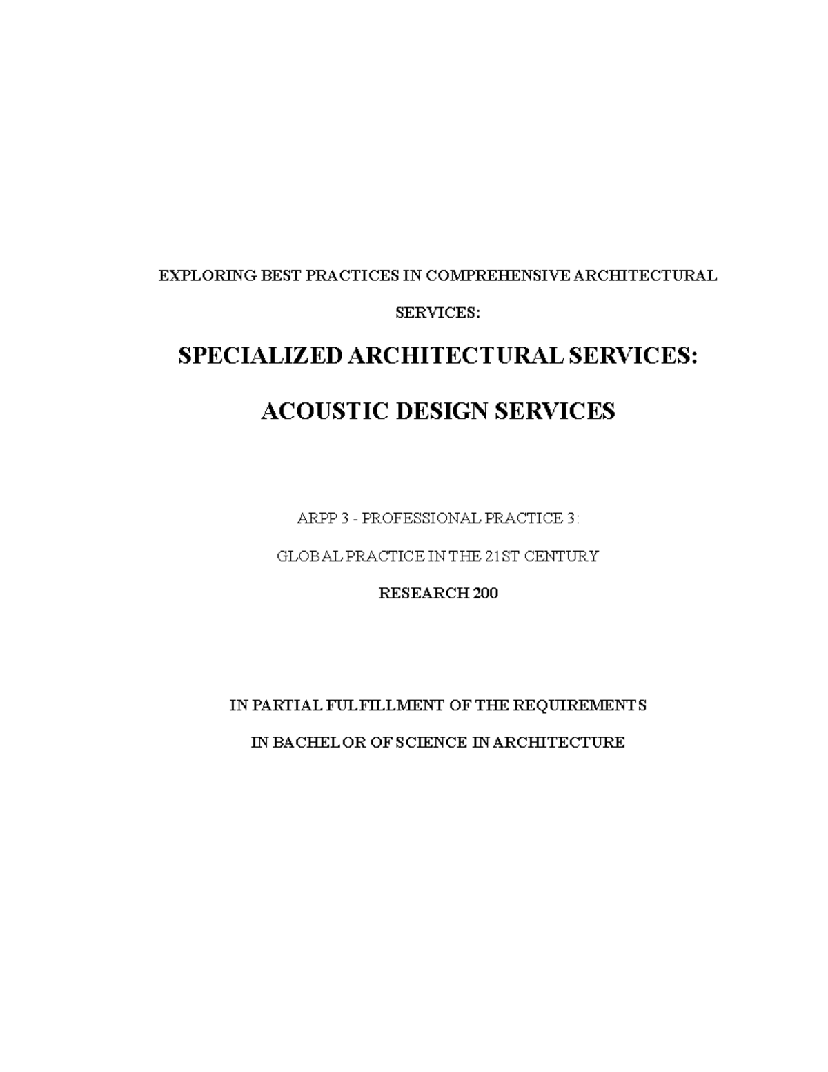 Research Paper - EXPLORING BEST PRACTICES IN COMPREHENSIVE ...