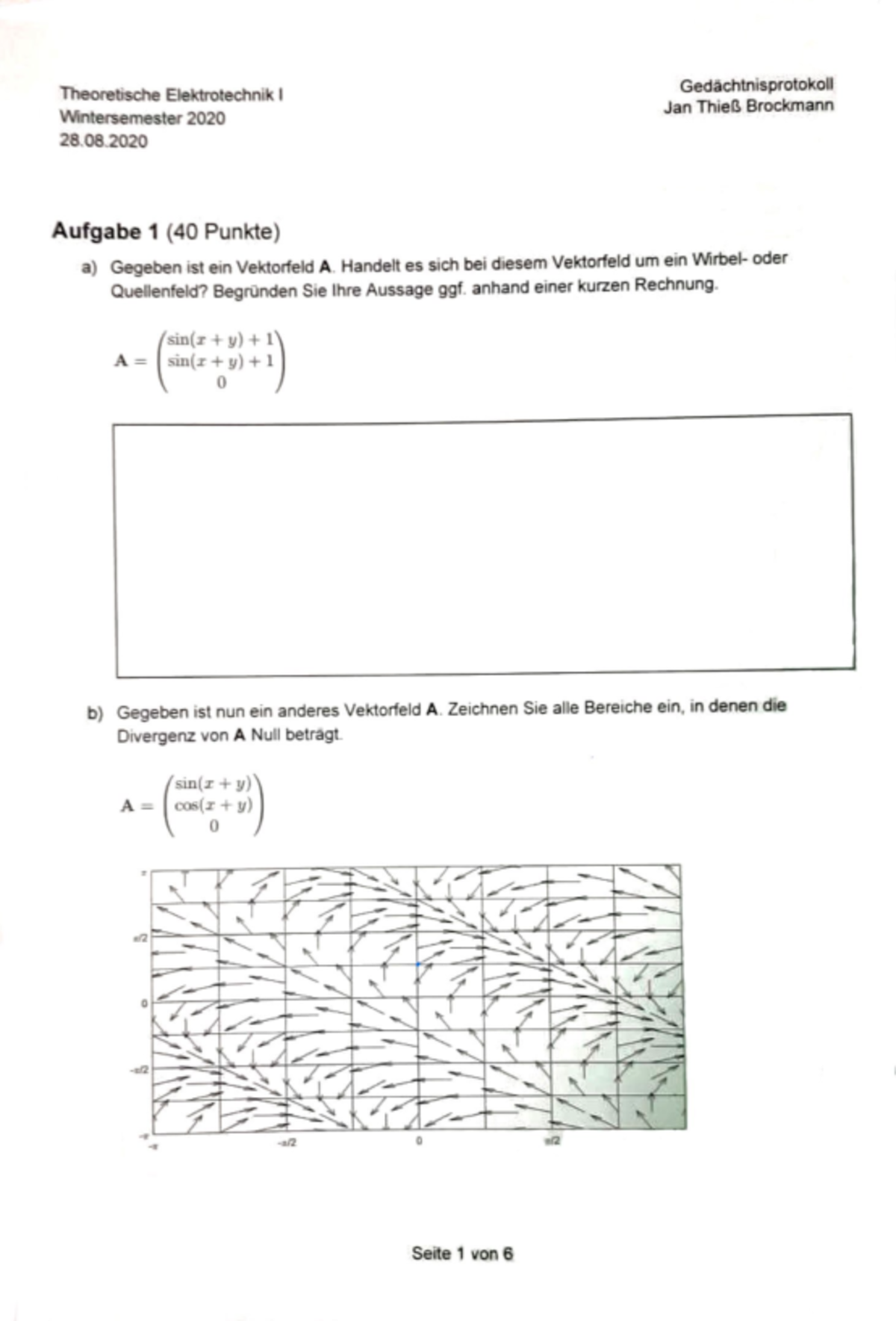 H2020 - TETI Klausur - Theoretische Elektrotechnik I - Studocu