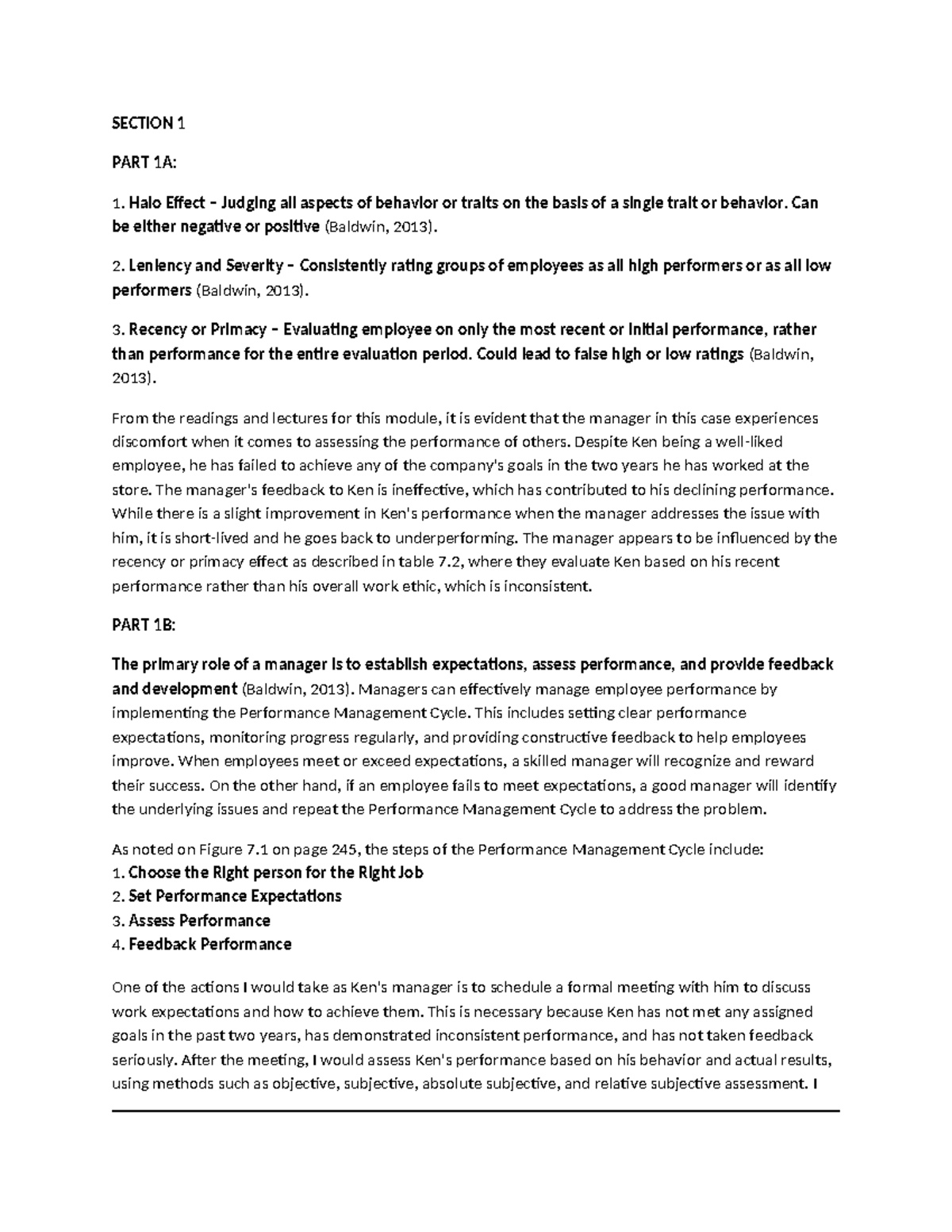 M3 document assignment - SECTION 1 PART 1A: Halo Effect – Judging all ...