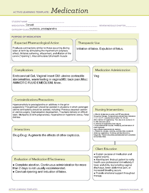 Bicitra - Med - ACTIVE LEARNING TEMPLATES THERAPEUTIC PROCEDURE A ...