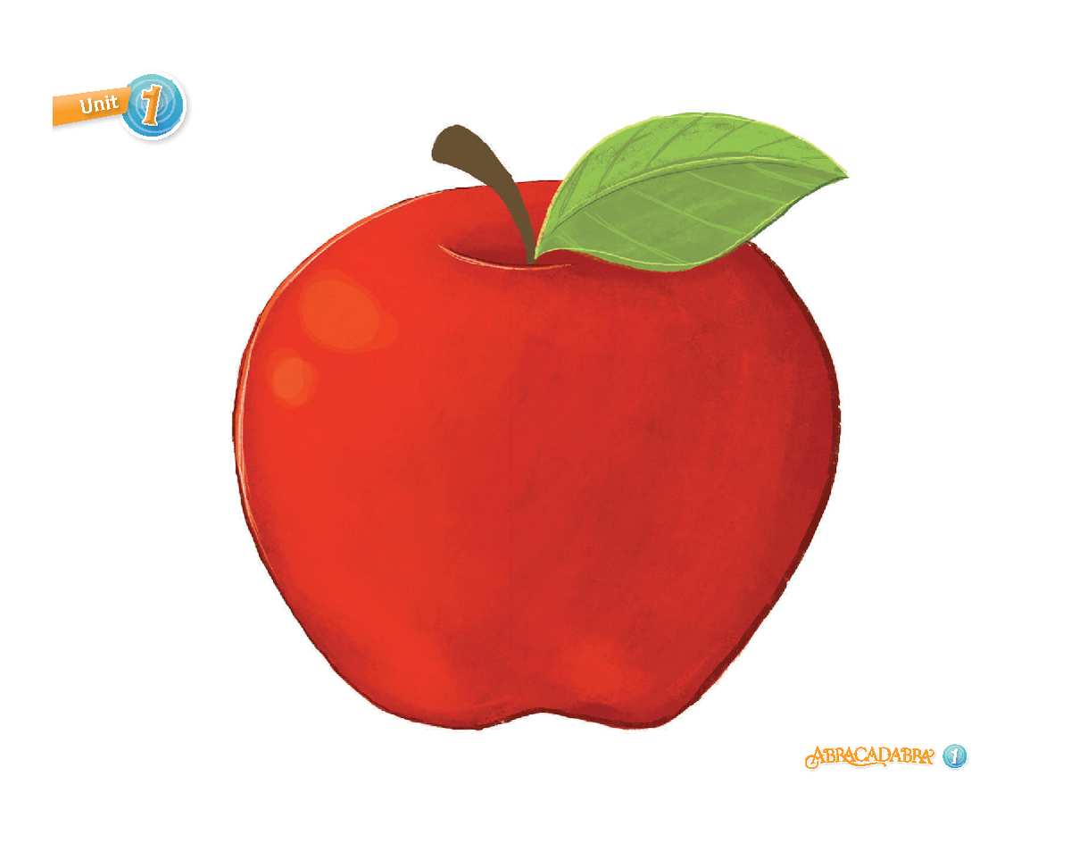 Flashcards Proyectables - Unit 1 apple 1 D. © Richmond Publishing, S ...