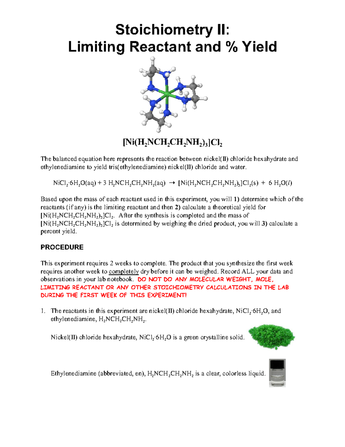 Limiting Reactant rev Sp22 - CHEM 101 - VCU - Studocu