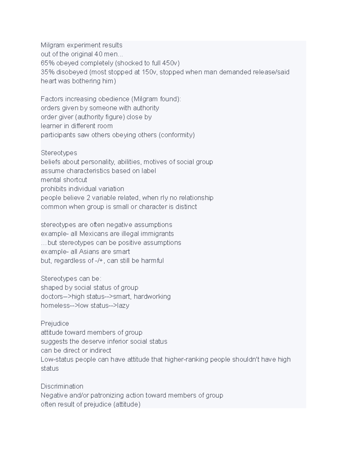 3 psych 101 - This is for Alese Nelson's class. - Milgram experiment ...